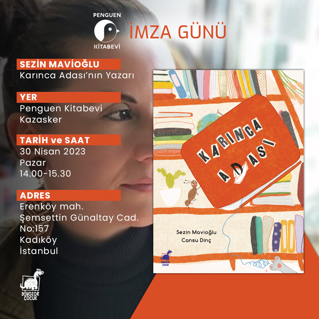 Sezin Mavioğlu, “Karınca Adası”yla 30 Nisan’da okuyucularıyla buluşuyor ...