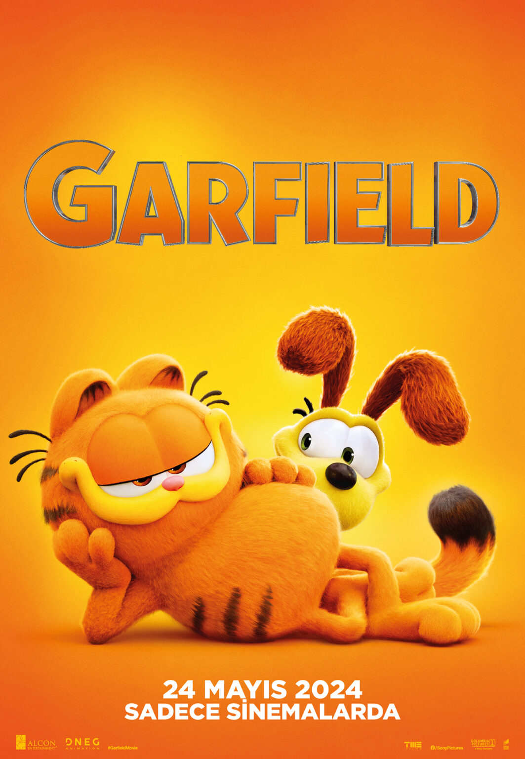 Garfield’in resmi posteri yayınlandı | Edebiyat Haber